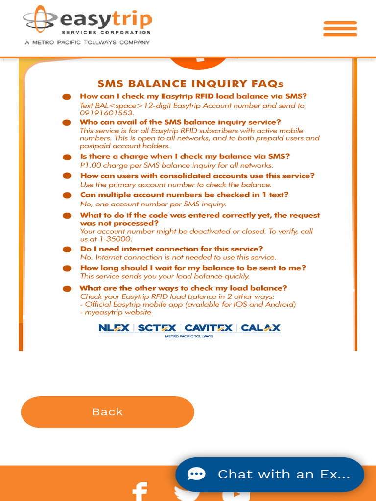 Easytrip SMS Balance Inquiry Easytrip Services Corporation | PDF