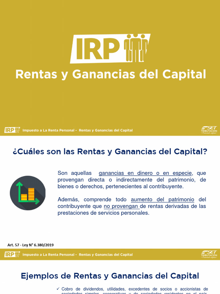 Irp RGC | PDF | Compartir (Finanzas) | Impuestos