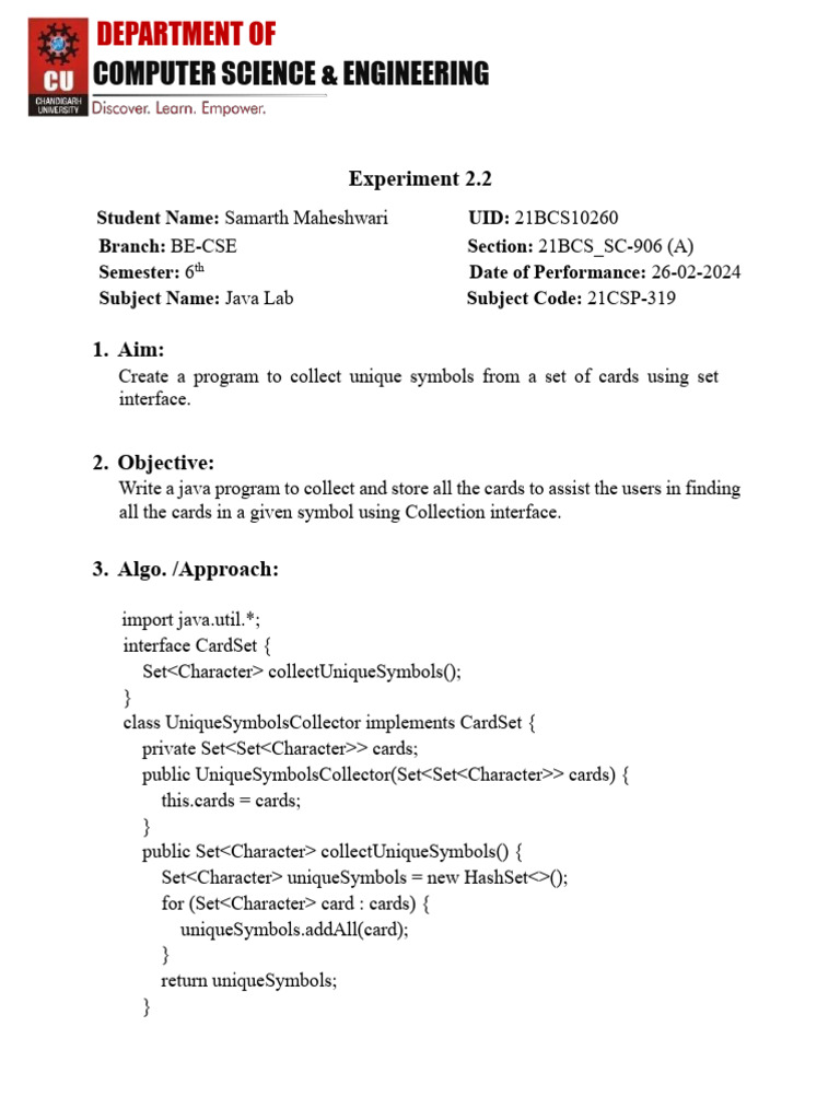Java 2.2 Sam Final | PDF
