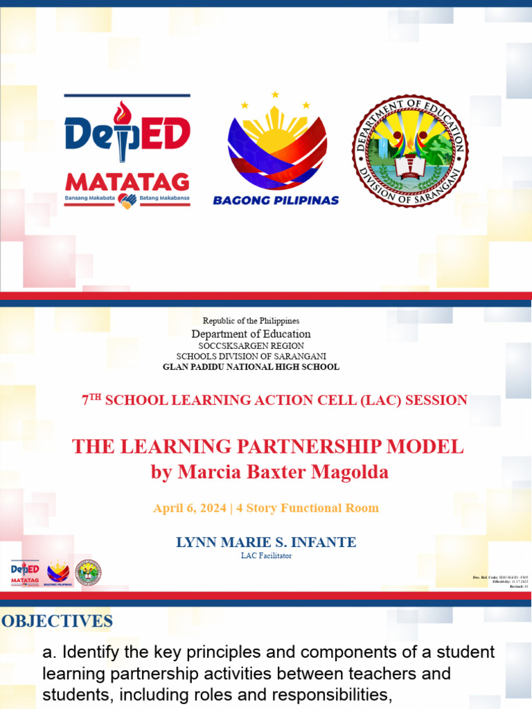 Learning Partnership Model by Lmsi | PDF | Learning | Psychological ...