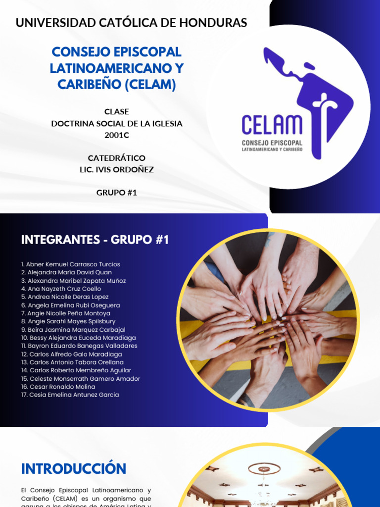 Importancia y Funciones del CELAM | PDF | Organizaciones religiosas ...