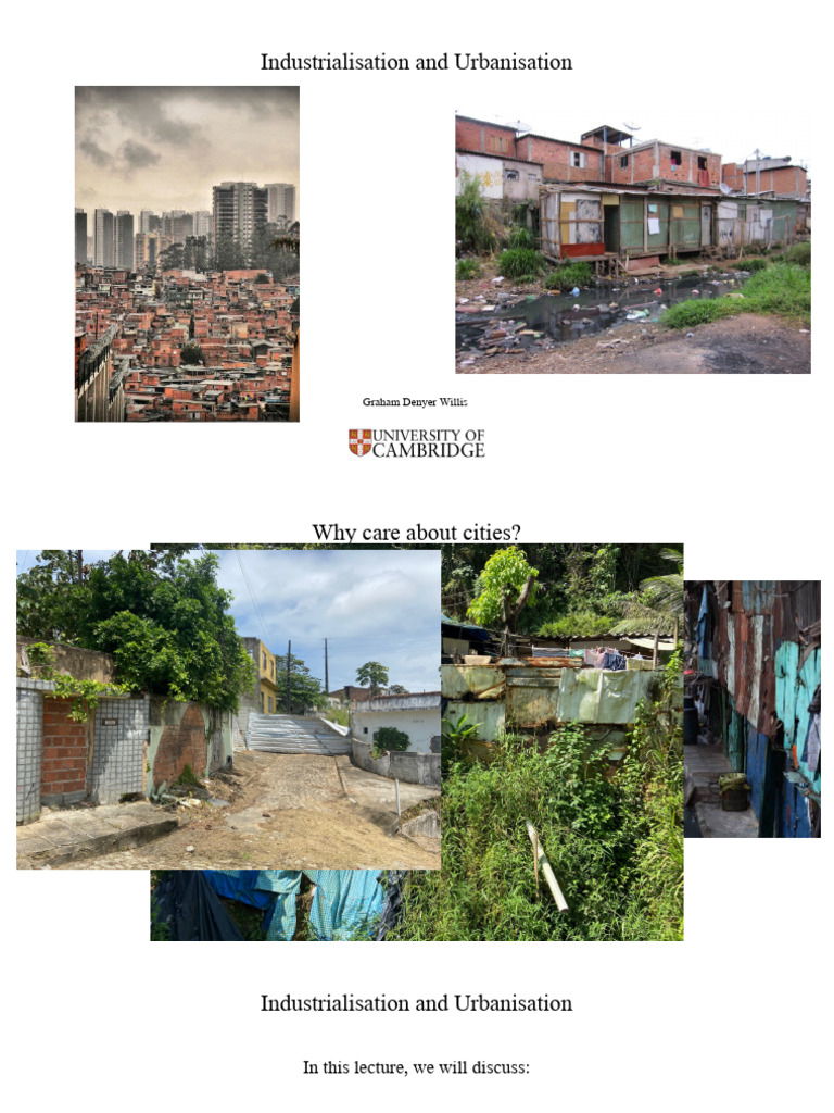 Core Course - Industrialisation and Urbanisation | PDF | Liberal Arts Education
