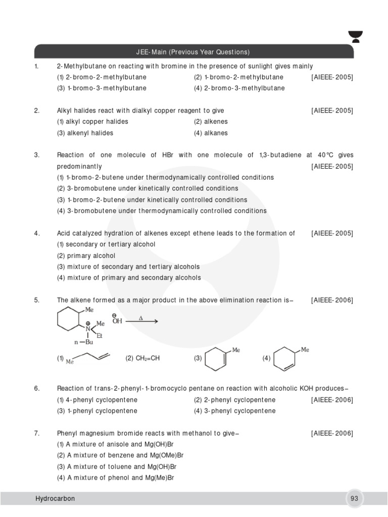 Class 12 Book 6 Organic Chemistry Hydrocarbon | PDF | Alkene | Chemical ... Class 12 Book 6 Organic Chemistry Hydrocarbon | PDF | Alkene | Chemical ...