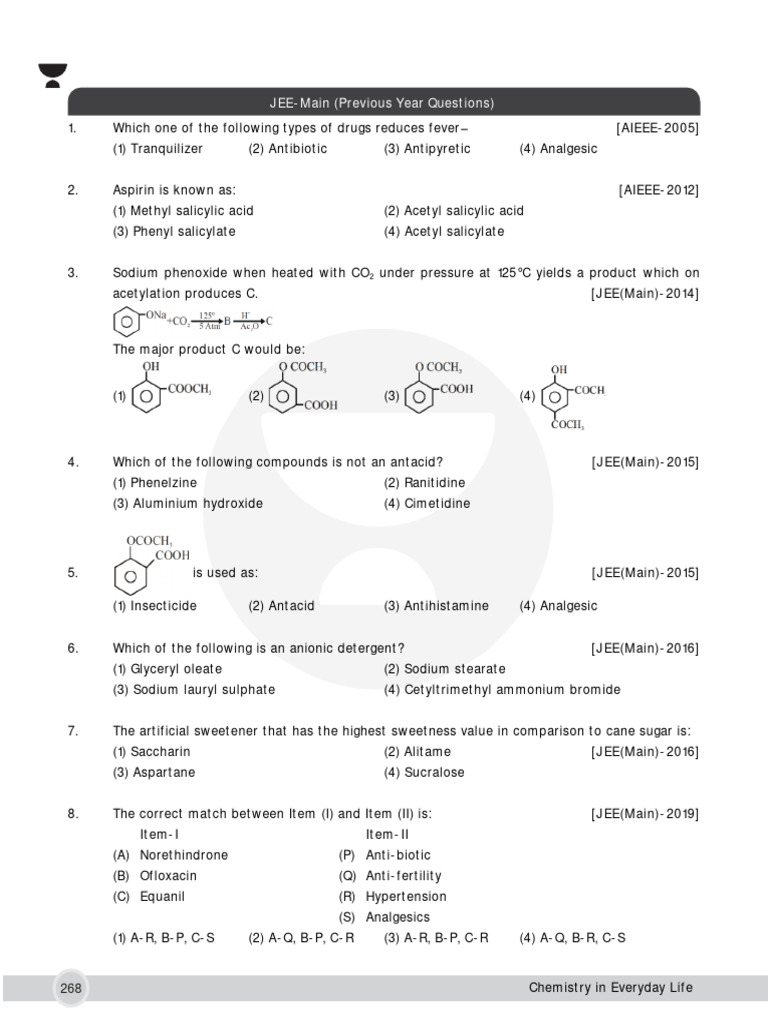 Class 12 Book 6 Organic Chemistry Chemistry in Everyday Life | PDF ... Class 12 Book 6 Organic Chemistry Chemistry in Everyday Life | PDF ...