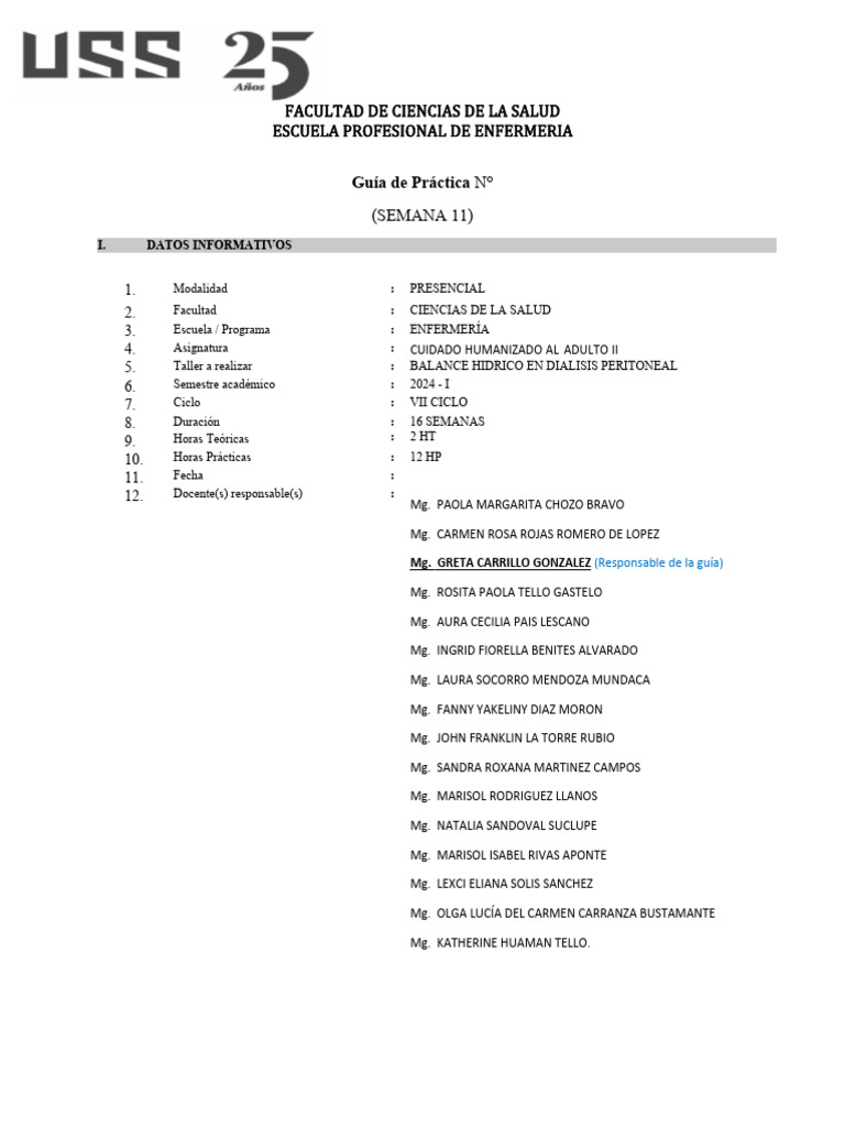 Guia Práctica Balance Hidrico en DP | PDF | Riñón | Medicina
