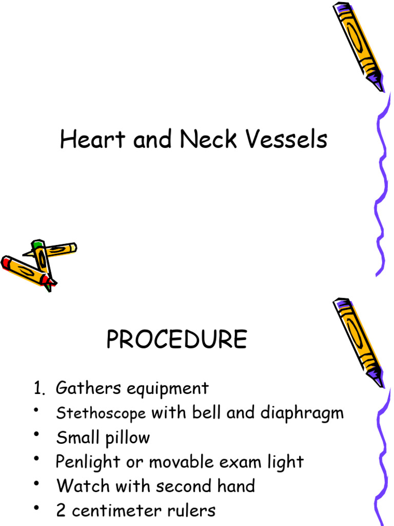 Heart and Neck Vessels Assessment | PDF | Pulse | Heart