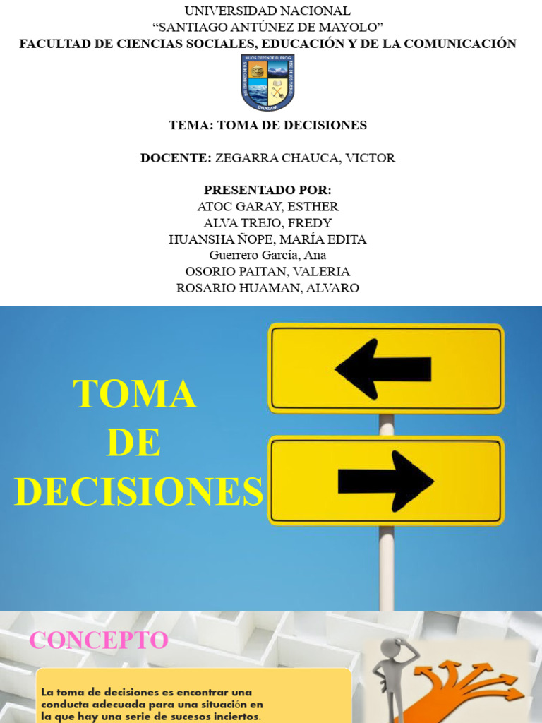 TOMA DE DECISIONES 1 | PDF | Toma de decisiones | Ciencias del ... TOMA DE DECISIONES 1 | PDF | Toma de decisiones | Ciencias del ...