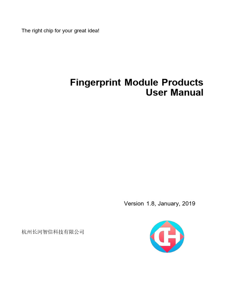 Fingerprint Module Product User Manual - V1.8 | PDF | Usb | Computing