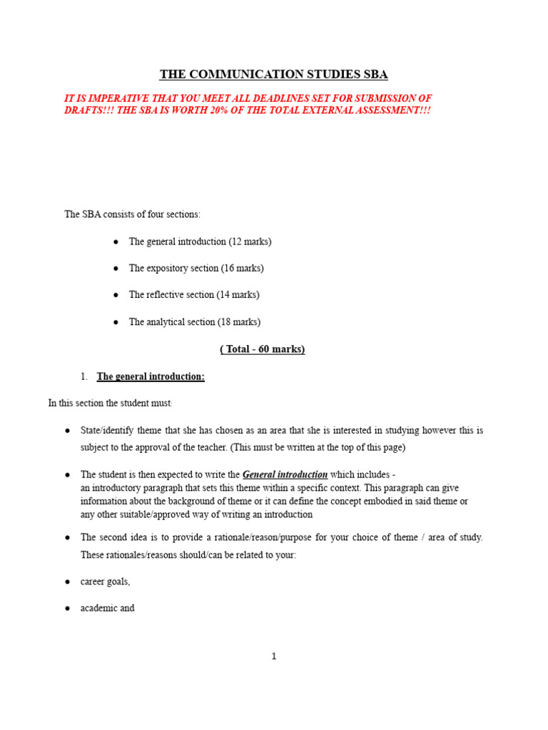 Communication Studies IA Outline | Download Free PDF | English Language ...