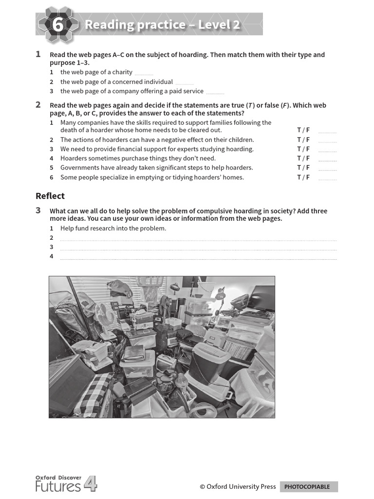 ODF4 - Unit - 6 - Reading - Practice - L2 Oxford University Press | PDF ...