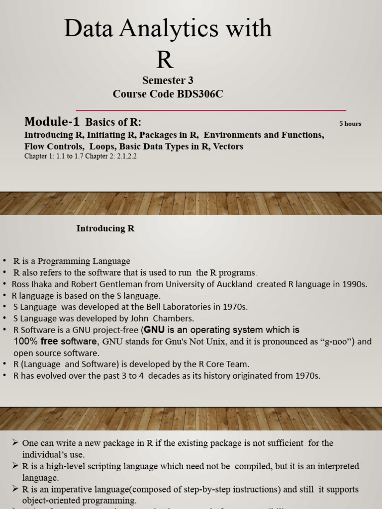 R Module 1 | PDF | Software Repository | R (Programming Language)
