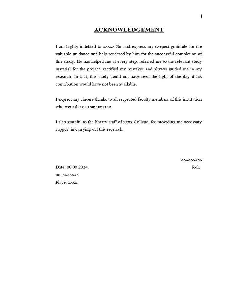 Acknowledgement RP | PDF | Human Rights | Government