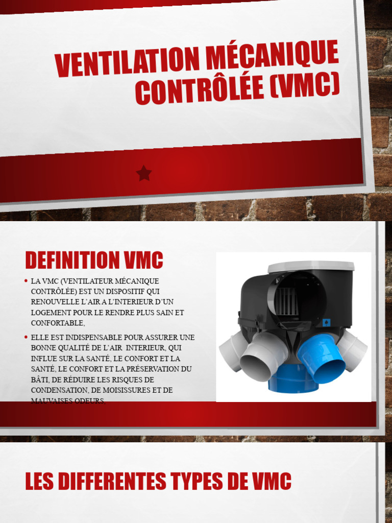 Ventilation Mécanique Contrôlée (VMC) | PDF