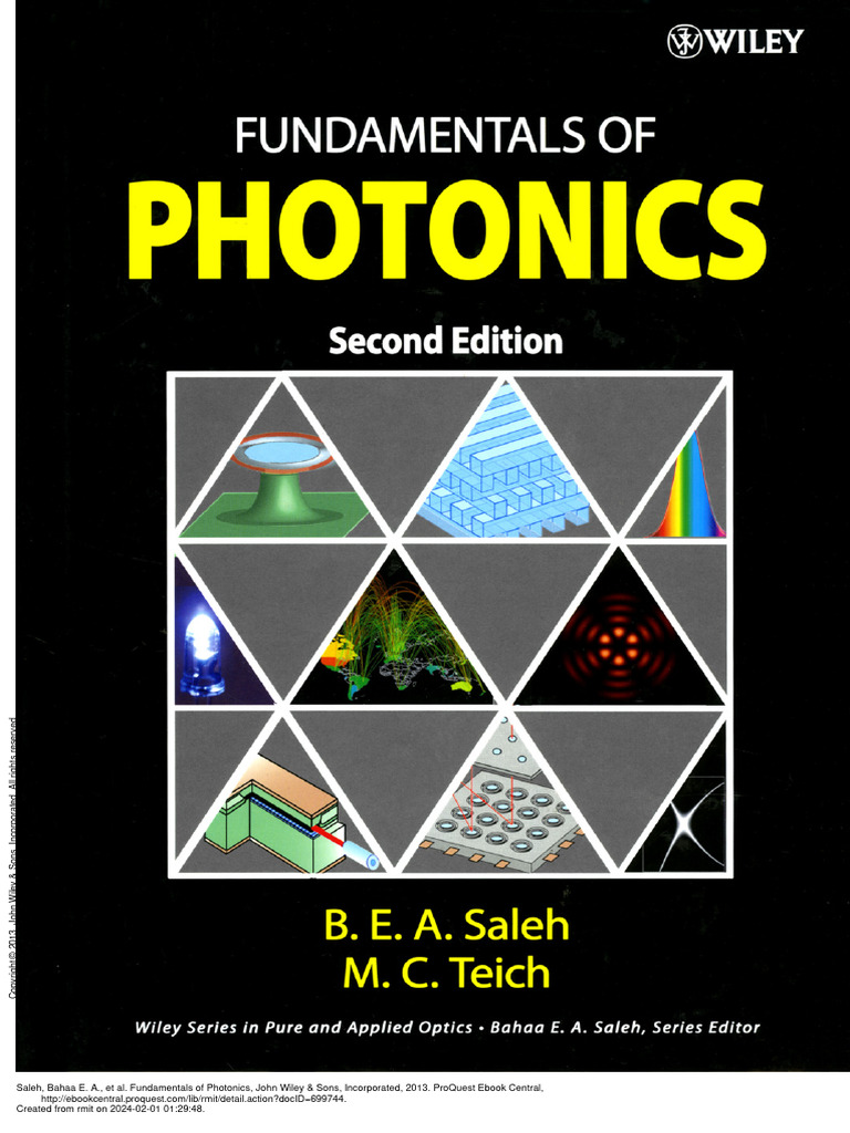 Fundamentals of Photonics - (Intro) | PDF