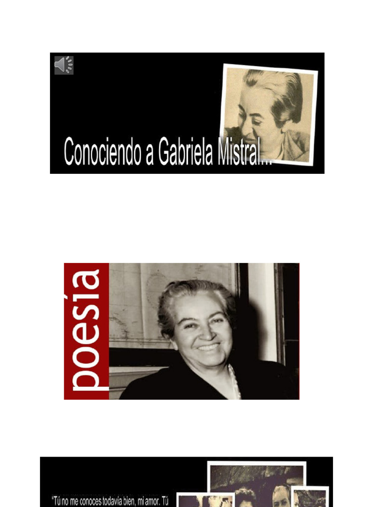 Gabriela Mistral | PDF
