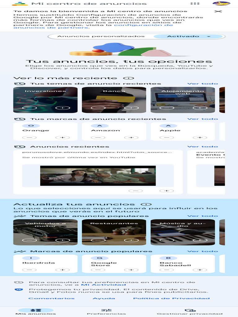 Mi Centro de Anuncios | PDF | Crecimiento personal y profesional | Negocios