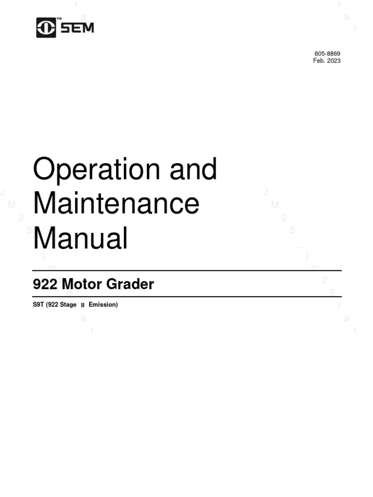 SEM922 Operation Maintenance Manual V1-20230511-EN - 20230511085912490 ...