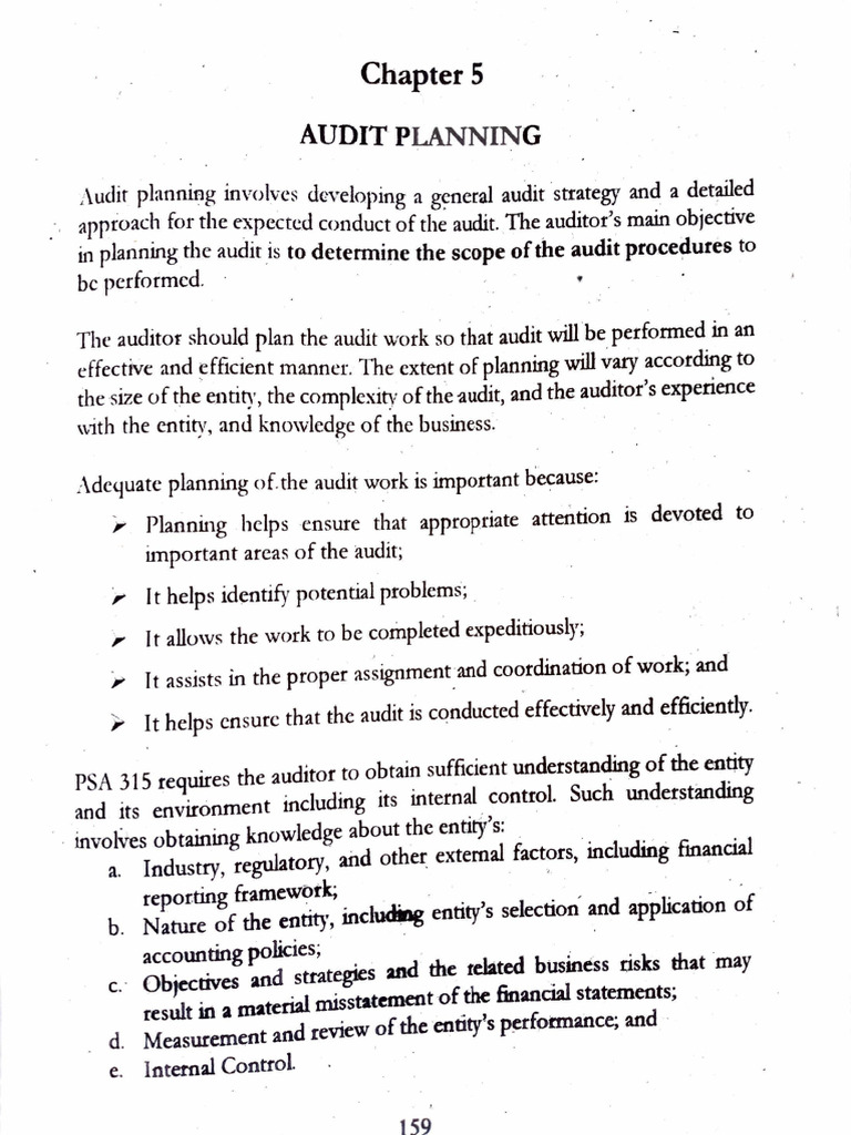 Audit Planning | PDF