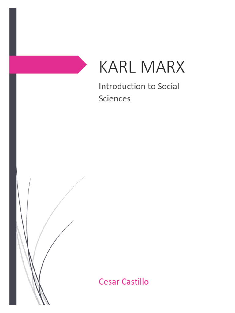 Karl Marx: Introduction to Social Sciences | PDF | History