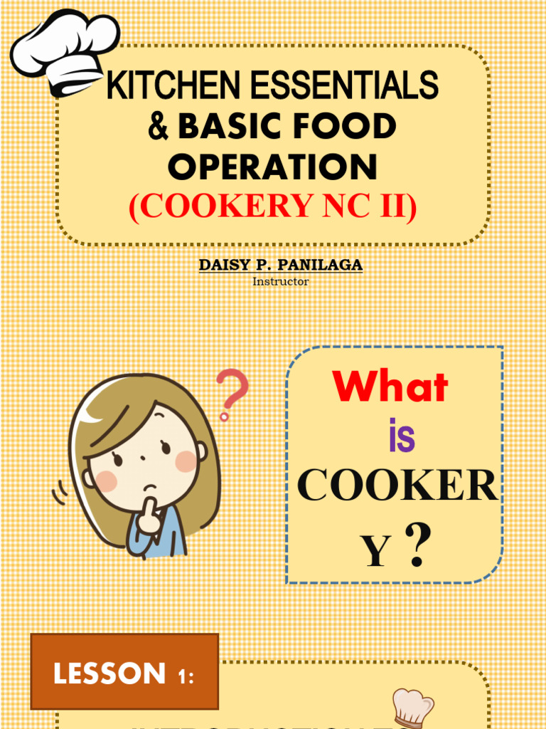 Introduction Kitchen Essentials Unit 1 | PDF | Chef | Cooking Introduction Kitchen Essentials Unit 1 | PDF | Chef | Cooking