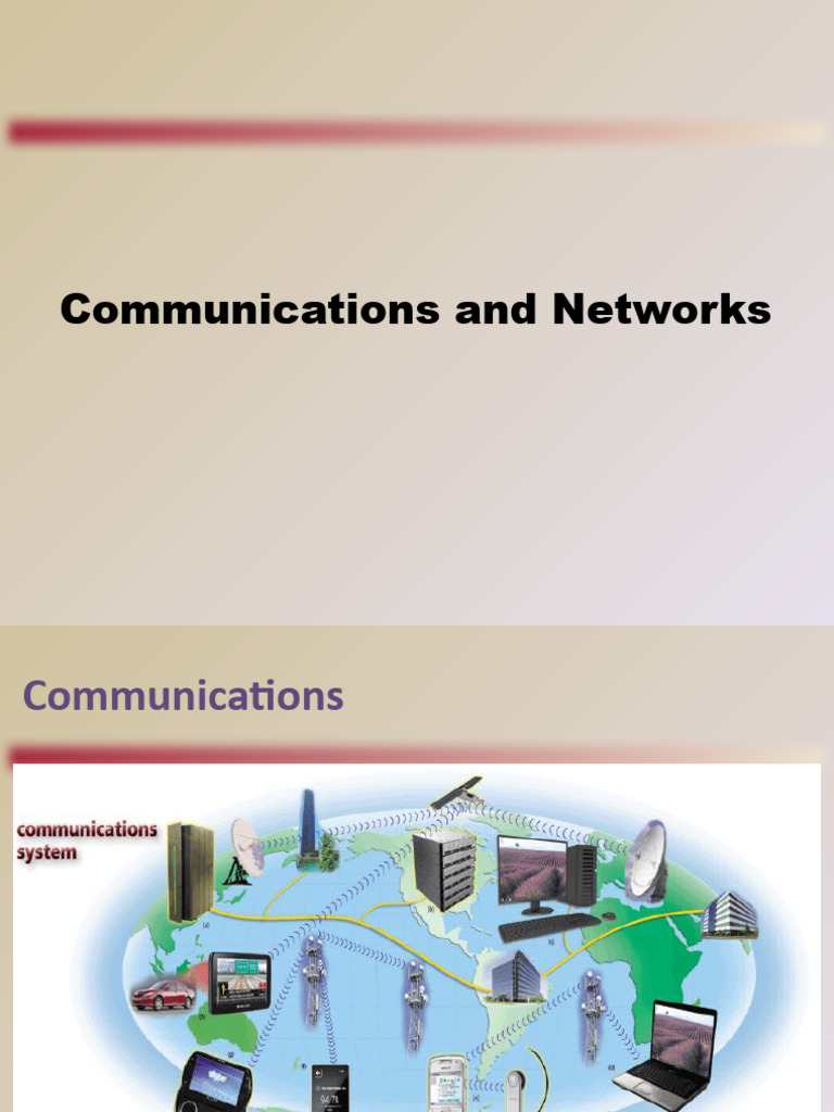 10 Communications and Networks | PDF | Computer Network | Telecommunications