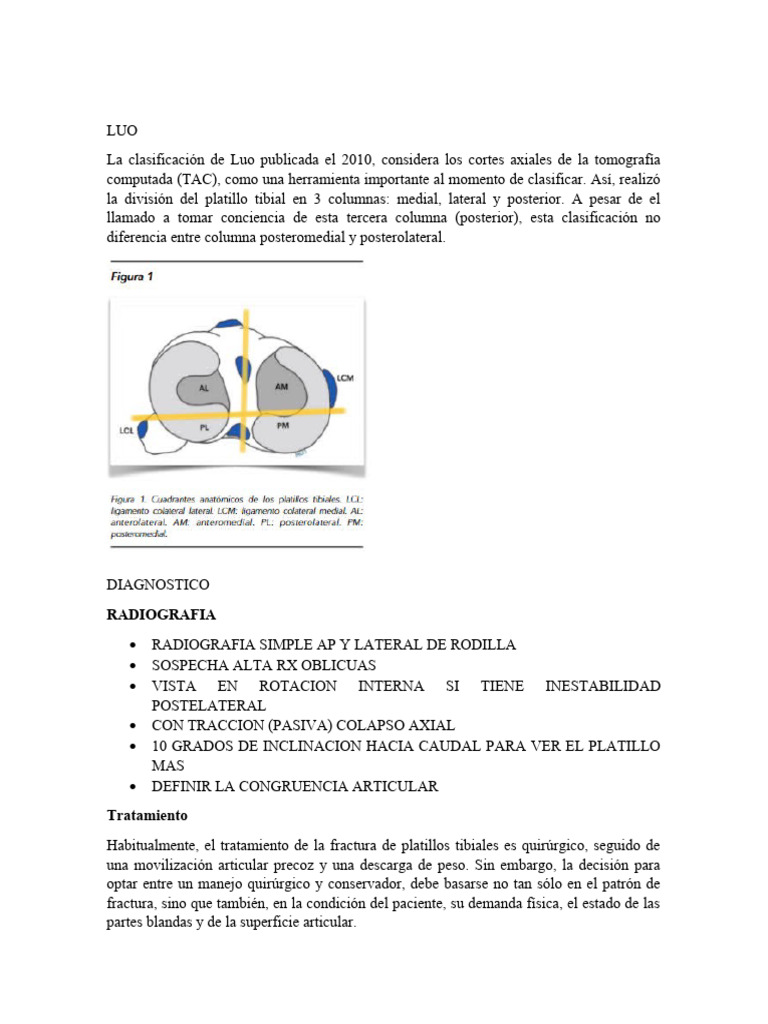 fx de platillos tibiales | PDF | Rodilla | Ct Scan