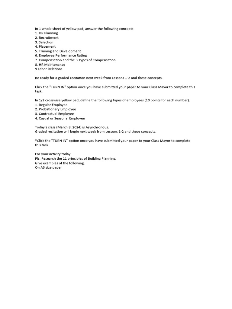 In 1 Whole Sheet of Yellow Pad | PDF