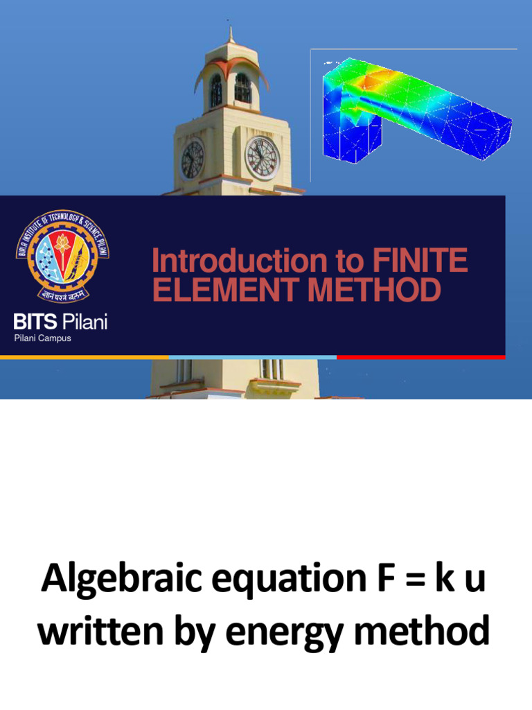 L01 Introduction To FEM 2 | PDF | Finite Element Method | Mathematics Of Computing