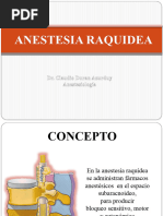 Anestesia Raquídea: Técnica y Complicaciones | PDF | Fluido ...