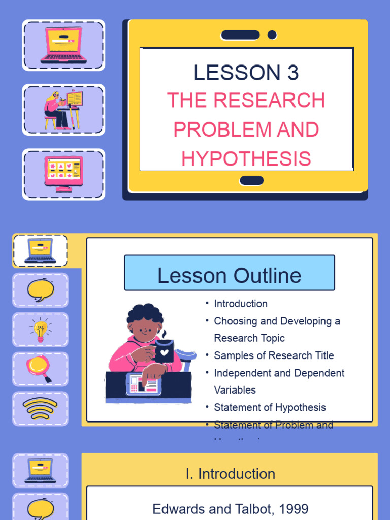 Group 1 the Research Problem and Hyphothesis | PDF | Hypothesis | Cognition