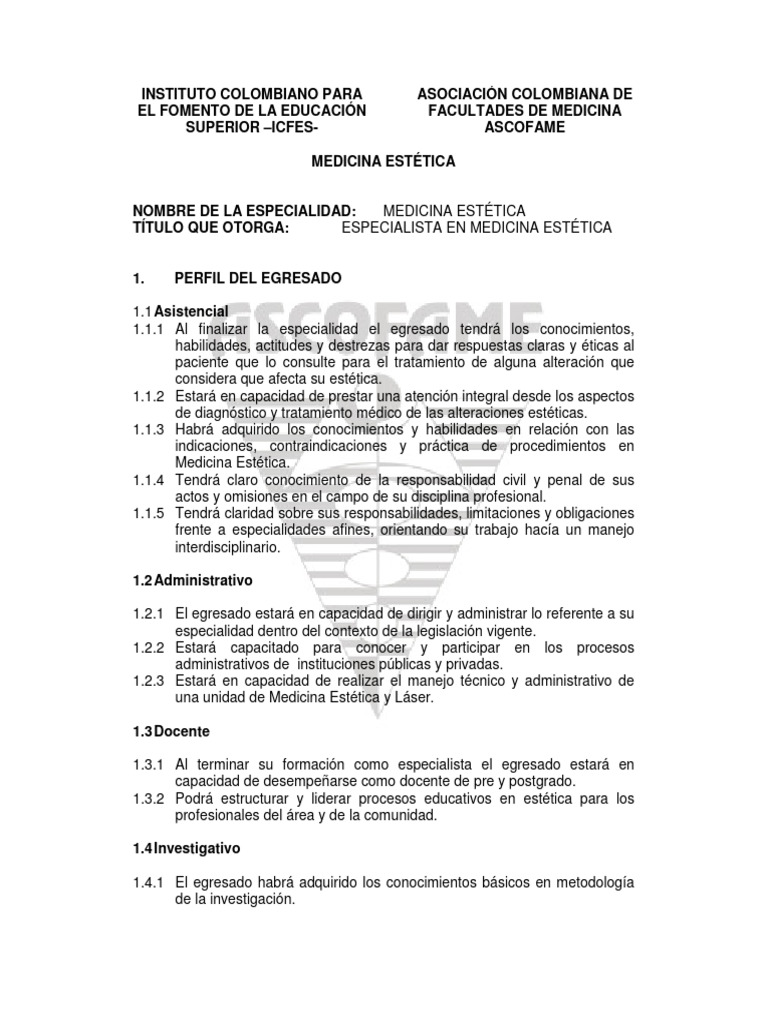 Programa Estetica | PDF | Medicina | Terapia física