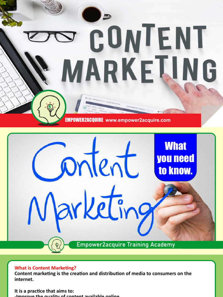 Introduction To Content Marketing | PDF | Brand | Internet
