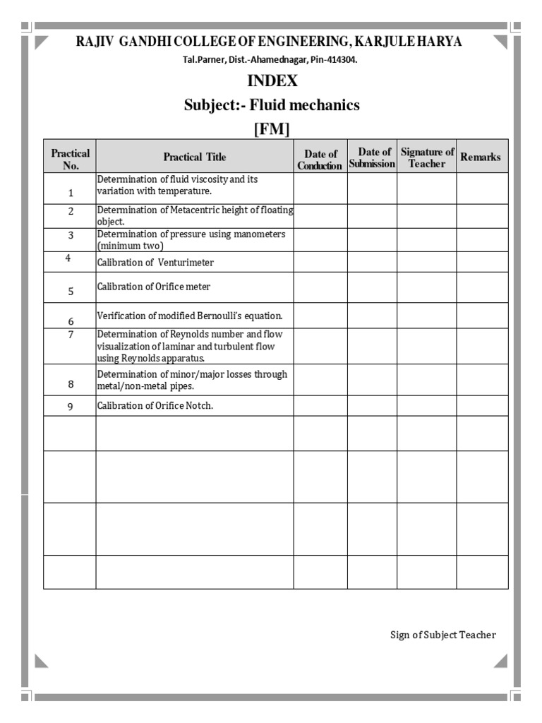 FM Index And Certificate | PDF