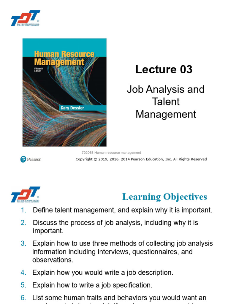 Job Analysis and Talent Management | PDF | Talent Management ...