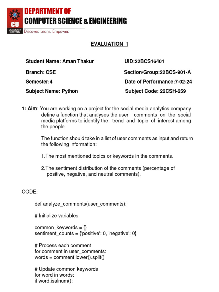 PYTHON Worksheetamanx | Download Free PDF | Reserved Word | Software Engineering
