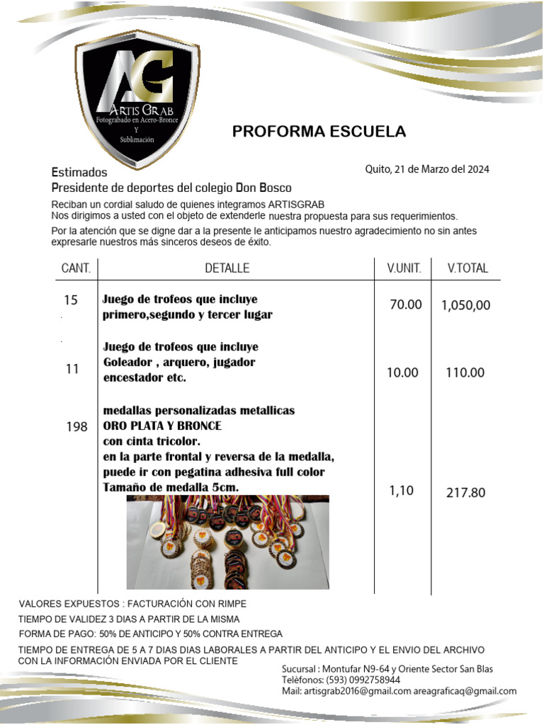 PROFORMA | PDF