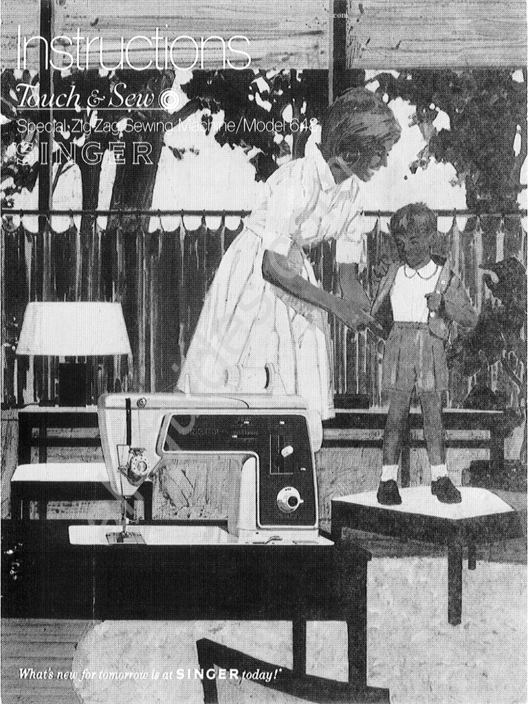 Singer Touch & Sew 648 Sewing Machine Instruction Manual | PDF ...