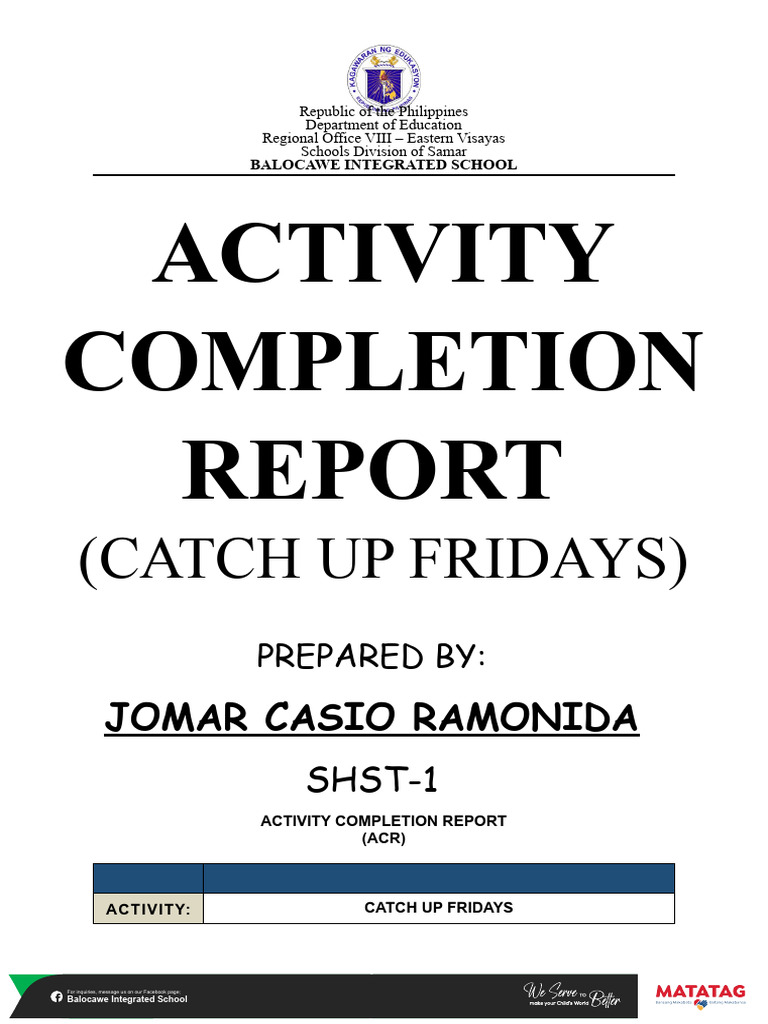 ACR Catch Up Fridays | PDF | Learning | Literacy