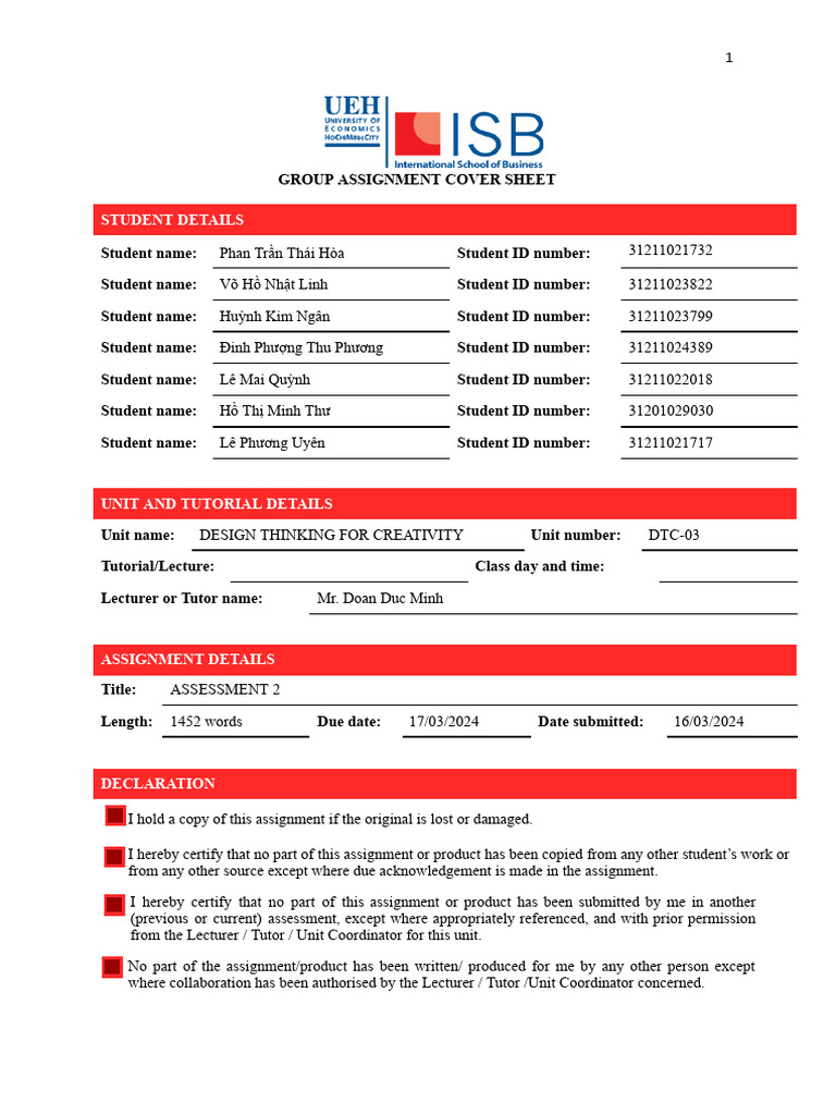 DTC3 Group 2 Assessment 2 | PDF | Digital Marketing | Social Media