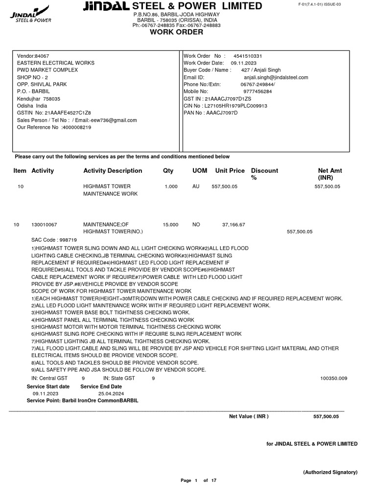 High Mast Tower Maintenance | PDF | Liability Insurance | Insurance