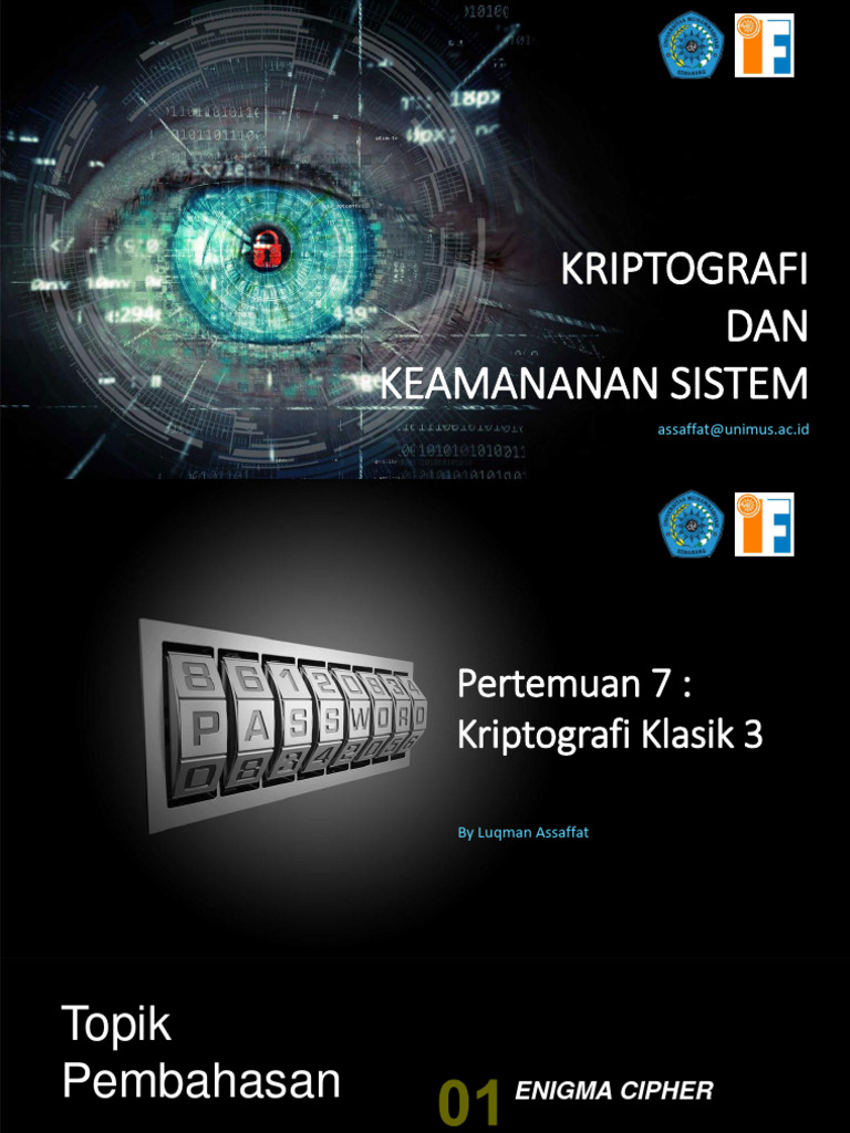 07 Kriptografi Klasik 3 | PDF