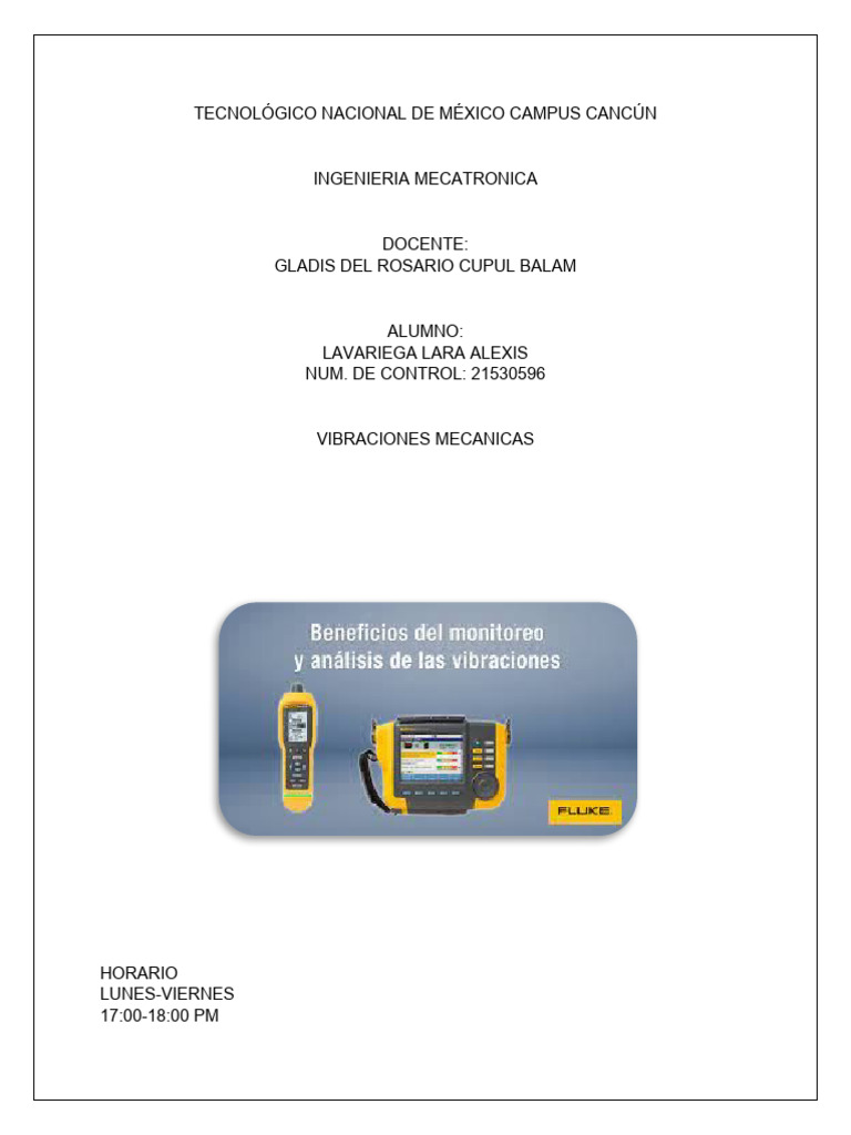 Tipos de Equipos de Mediciones Mecanicas | PDF | Frecuencia | Acelerómetro