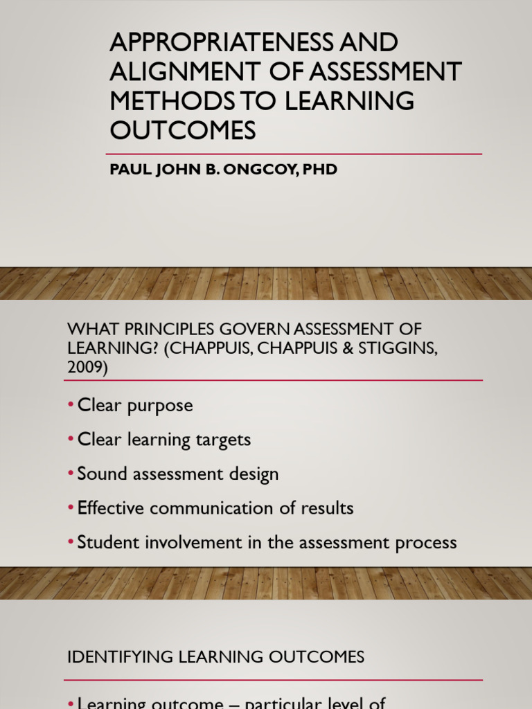 Topic 4. Learning Outcomes | PDF | Learning | Cognition