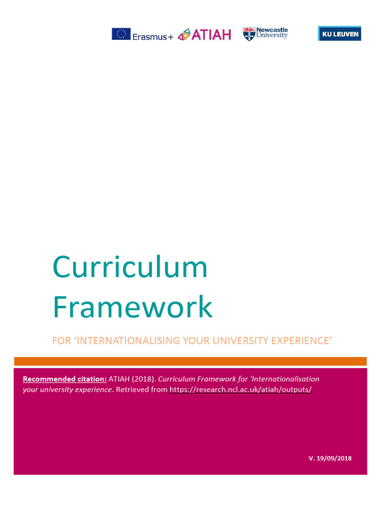 CurriculumFramework ATIAH en | PDF | Curriculum | Policy