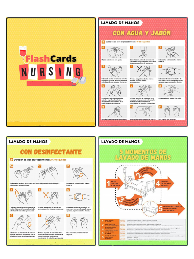 Flashcards de Enfermeria 1 | PDF