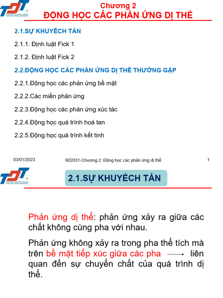 602031-Hoa Ly Ky Thuat 2-Chuong 2 | PDF