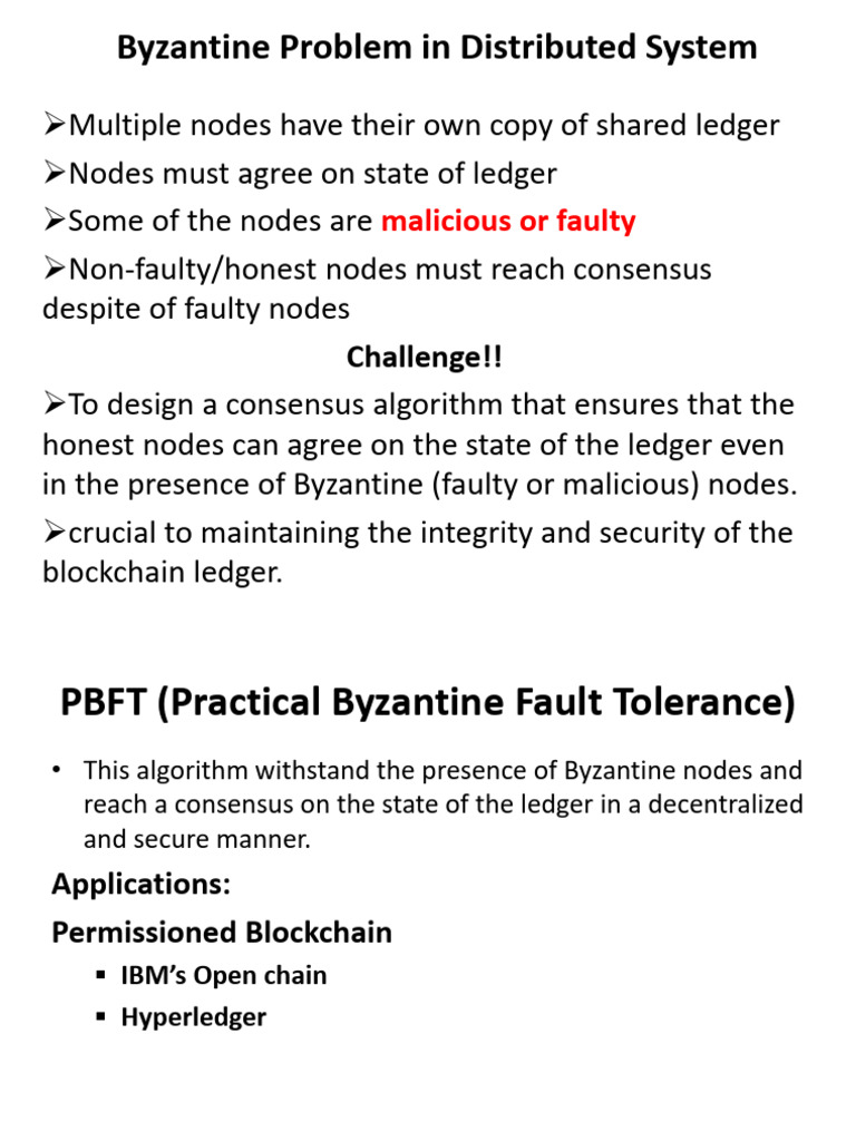 Byzantine Fault Tolerance | PDF | Distributed Computing | Computer Engineering