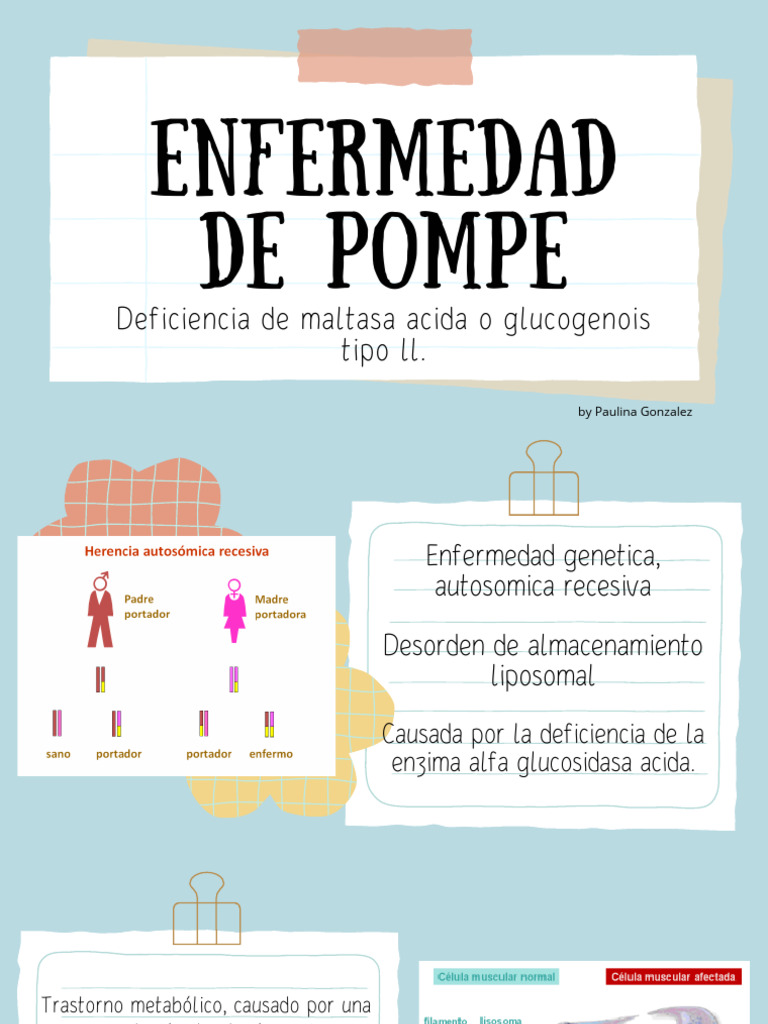 ENFERMEDAD DE POMPE | PDF | Medicina CLINICA | Causas de la muerte