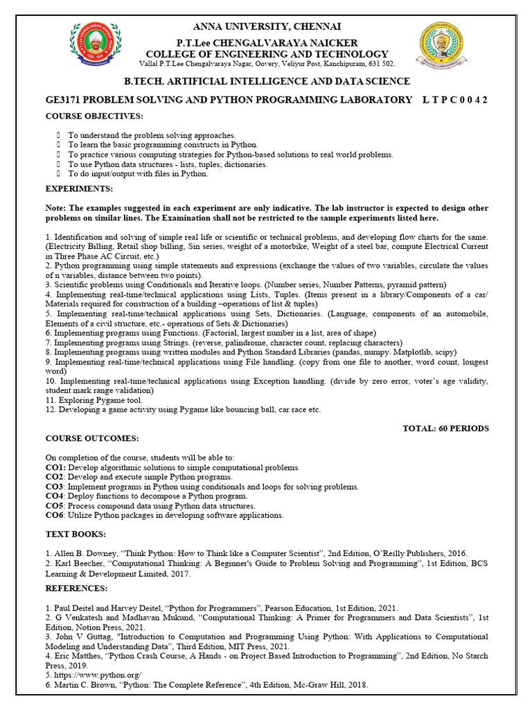 AI & DS Lab Experiments R2021 | PDF | Databases | Internet & Web