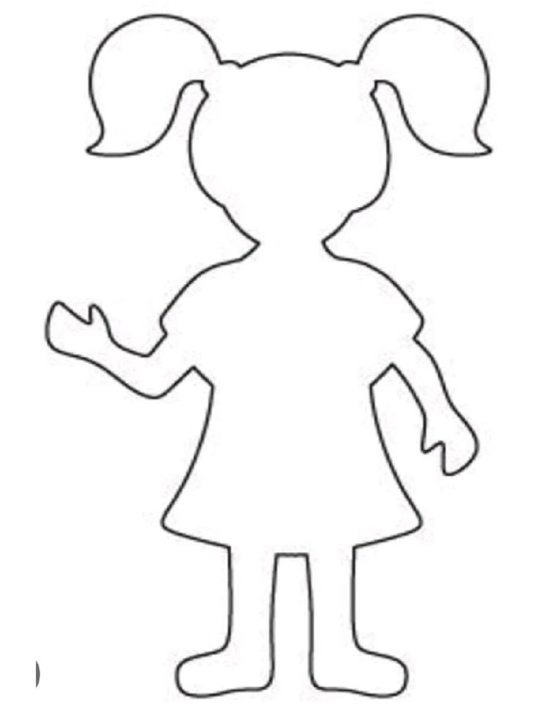 plantilla de una niña | PDF
